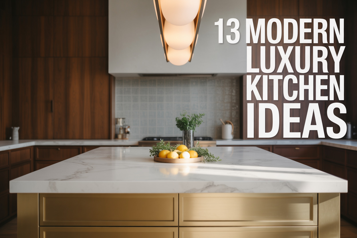 13 Modern Luxury Kitchen Ideas for a Glamorous Cooking Space ...