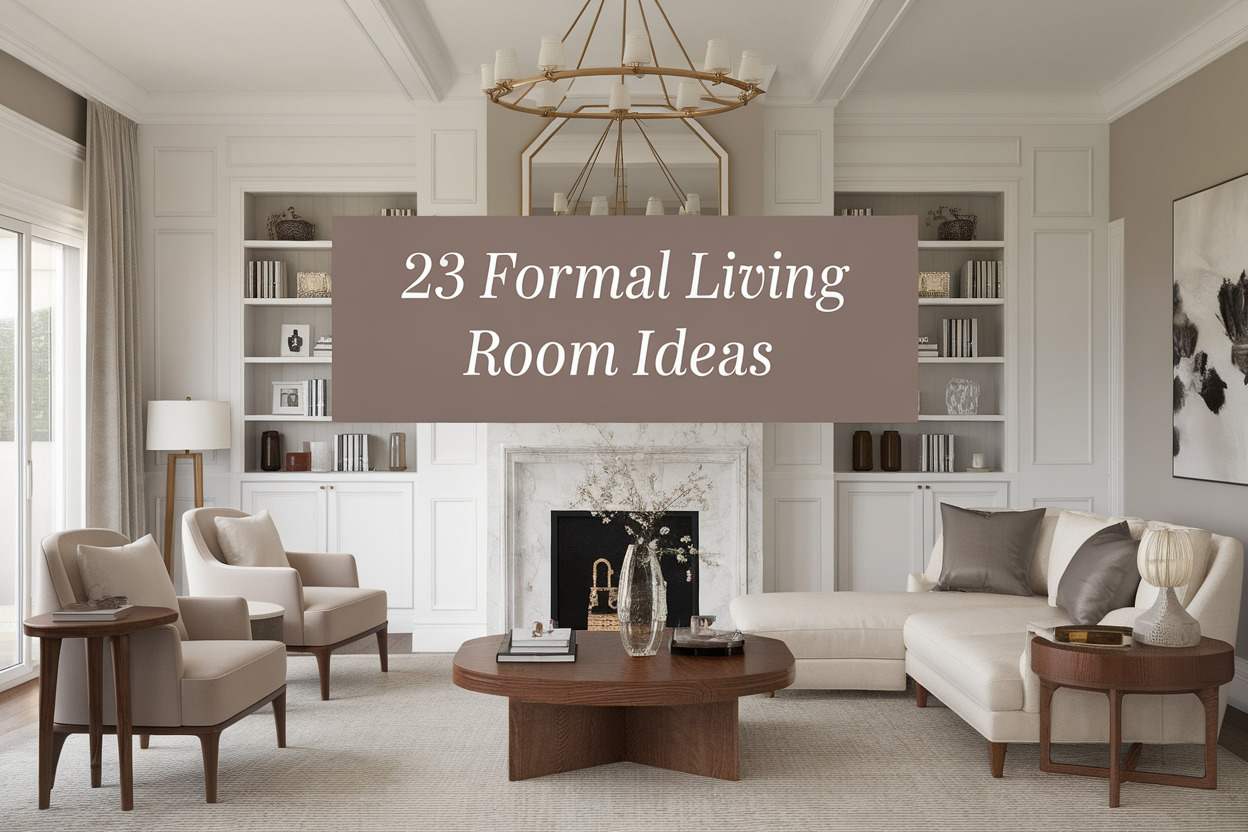 23 Formal Living Room Ideas for a Stylish Classic Looks - Appliance Realm