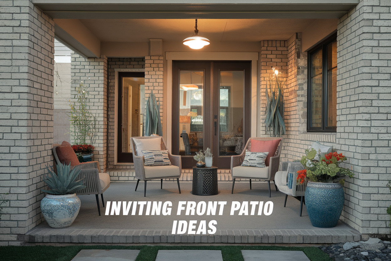 15 Front Patio Ideas to Boost Curb Appeal Effortlessly - Appliance Realm