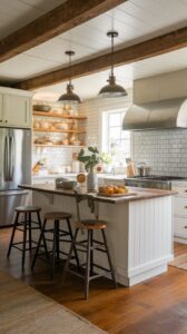 13 Farmhouse Kitchen Ideas for a Rustic Chic Makeover - Appliance Realm