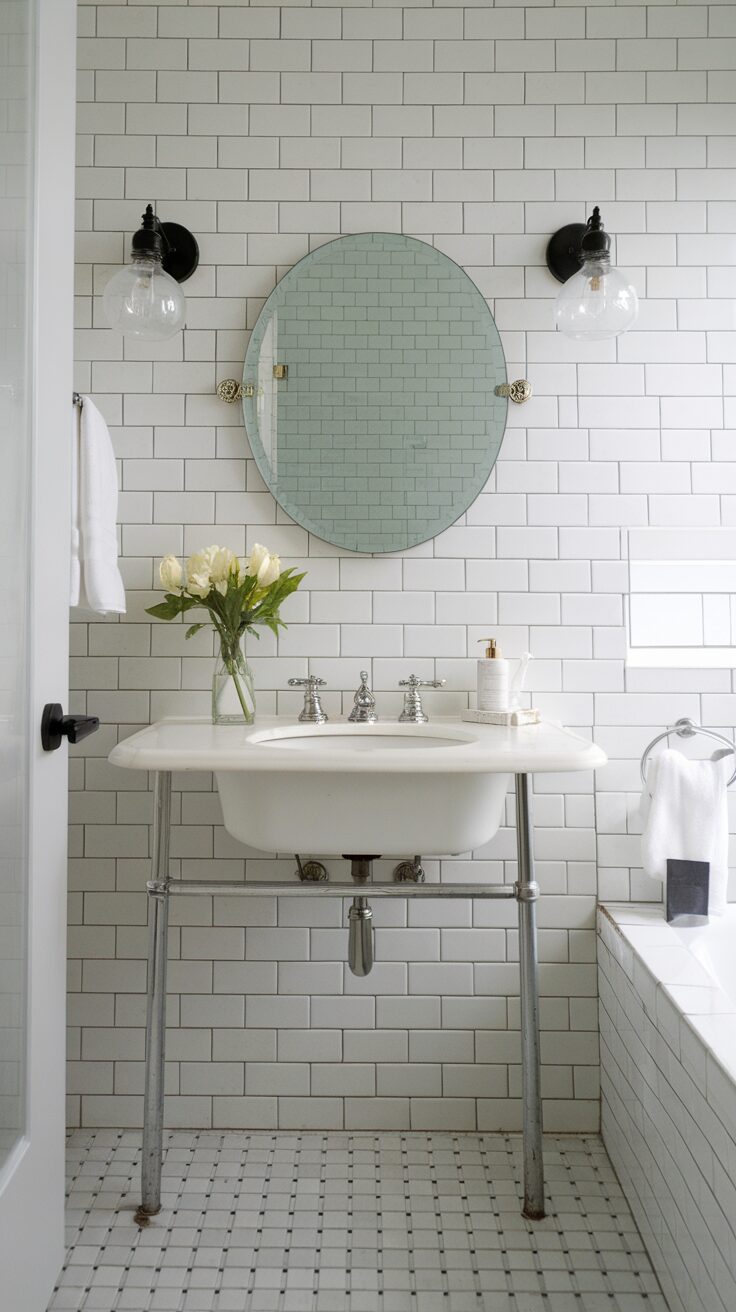 13 Unique Bathroom Tile Combination Ideas for Fresh Looks - Appliance Realm