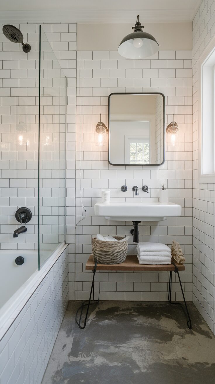 13 Unique Bathroom Tile Combination Ideas for Fresh Looks - Appliance Realm
