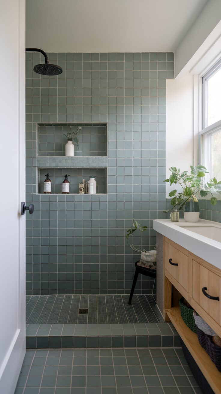 13 Unique Bathroom Tile Combination Ideas for Fresh Looks - Appliance Realm
