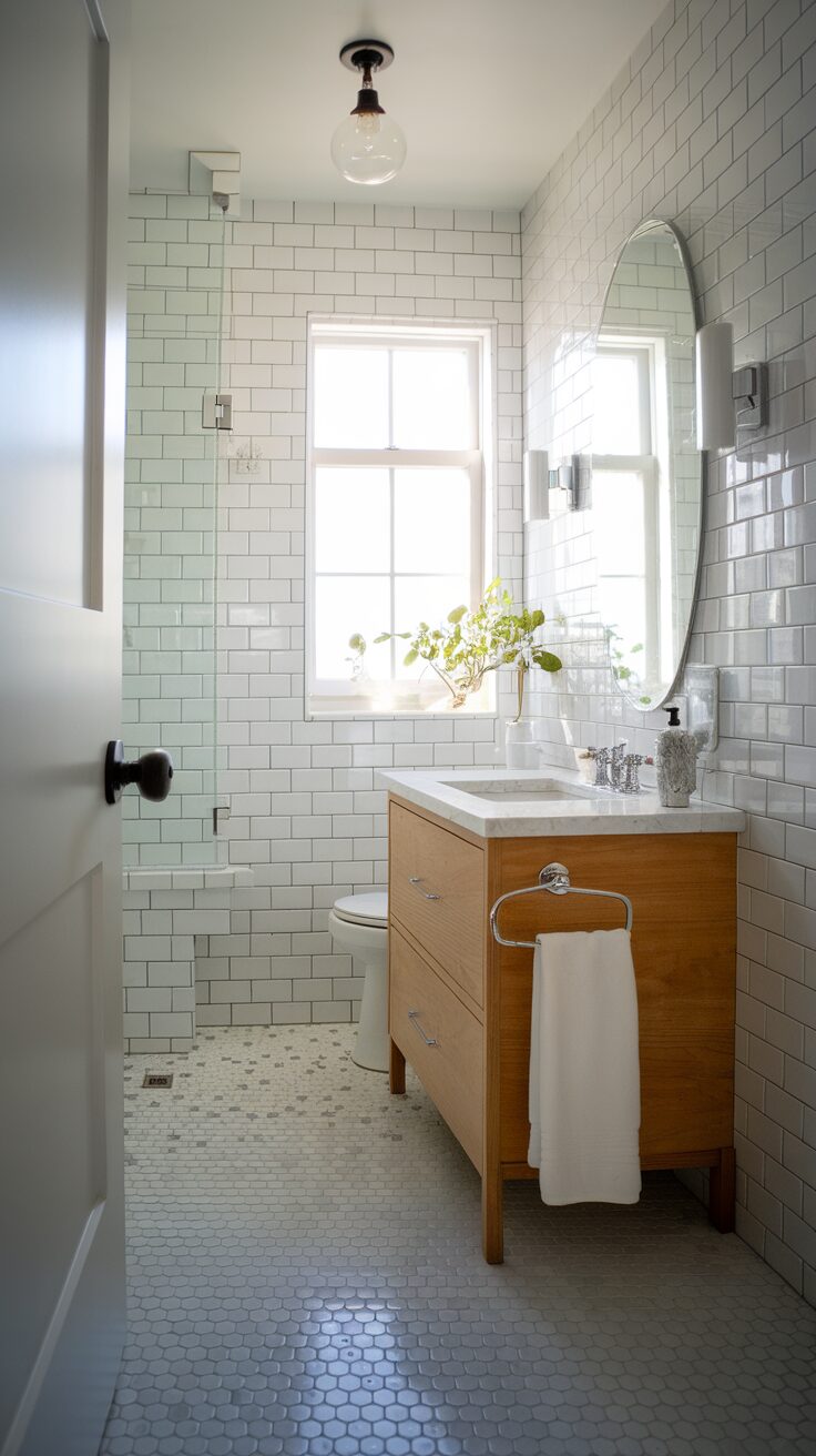 13 Unique Bathroom Tile Combination Ideas for Fresh Looks - Appliance Realm