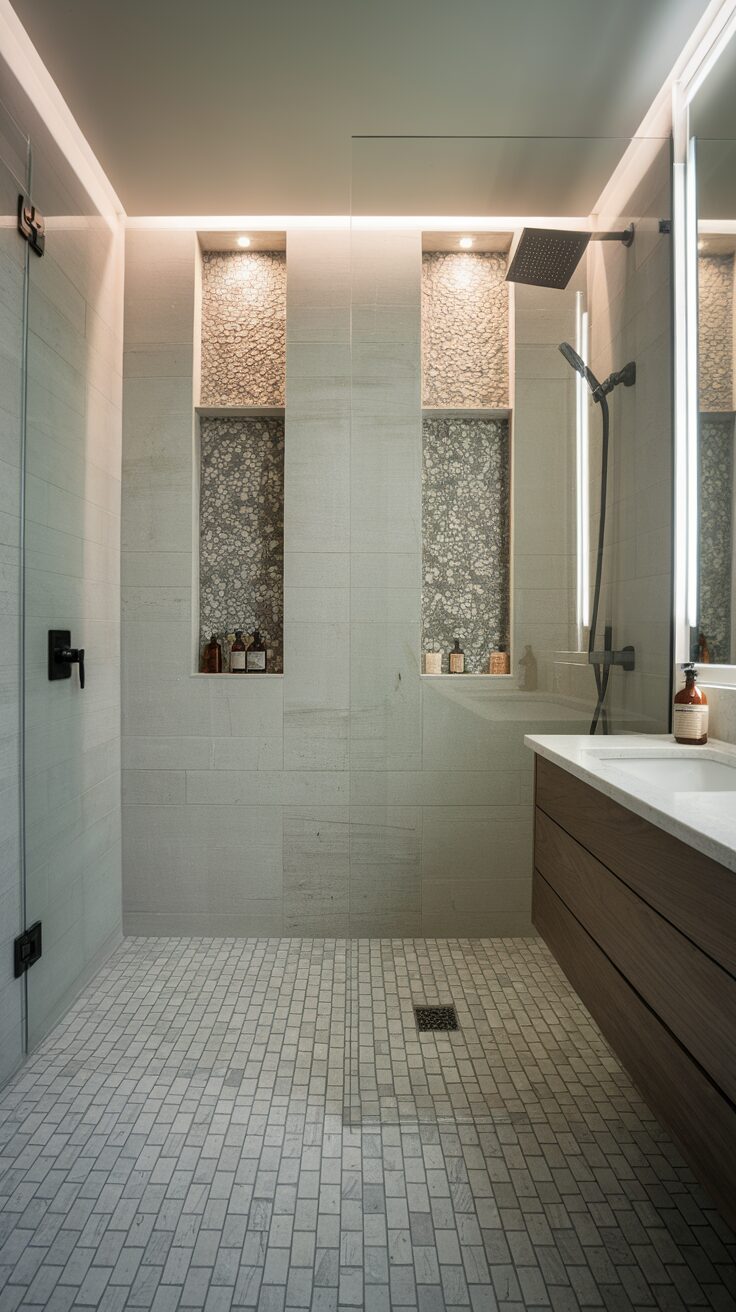 13 Unique Bathroom Tile Combination Ideas for Fresh Looks - Appliance Realm