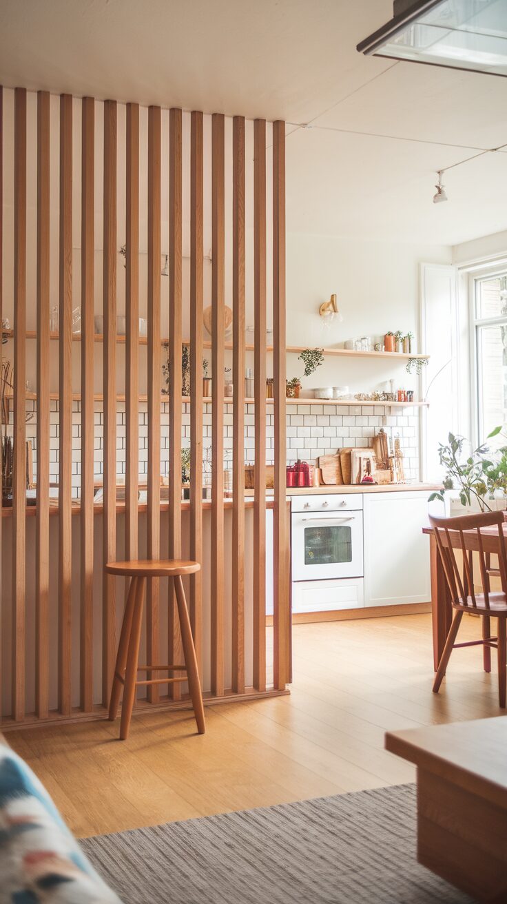 13 Open Kitchen Partition Ideas for Dividing with Style - Appliance Realm