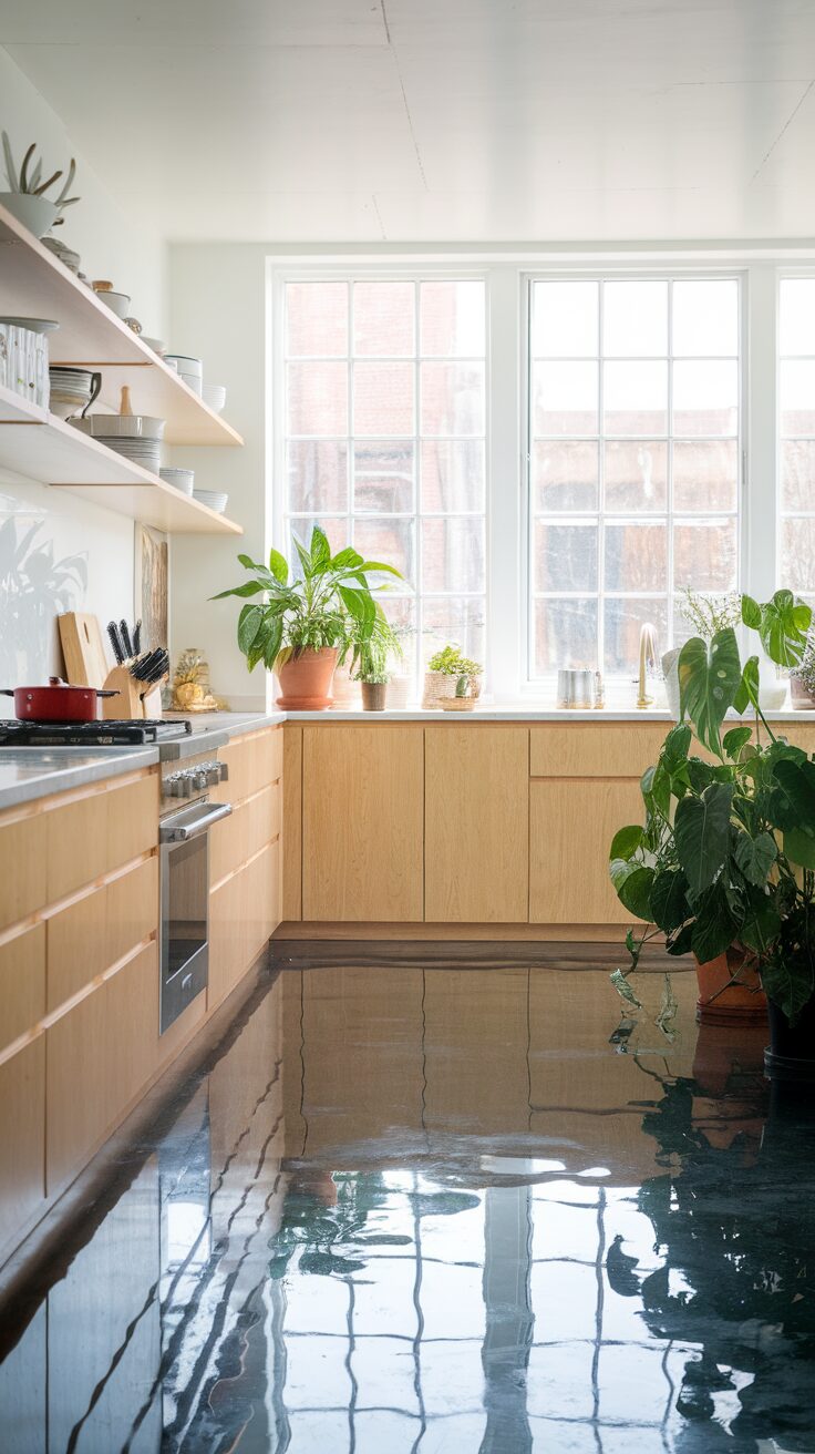 15 Concrete Kitchen Ideas for a Modern Look - Appliance Realm